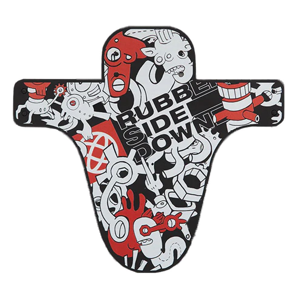 Rubber Side Down Artist Series Mud Guard - Limited Edition Black | MTB Direct