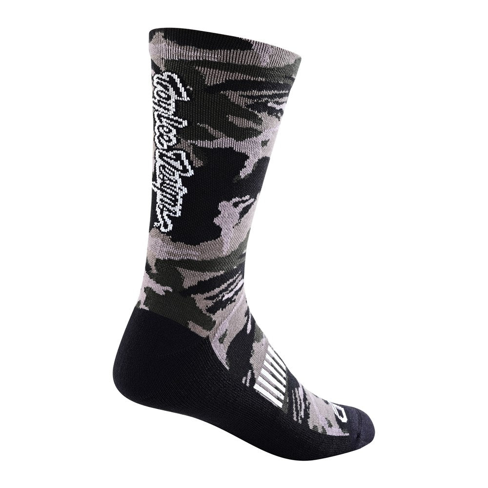 TLD Camo Signature Performance Socks - XS - Black | MTB Direct