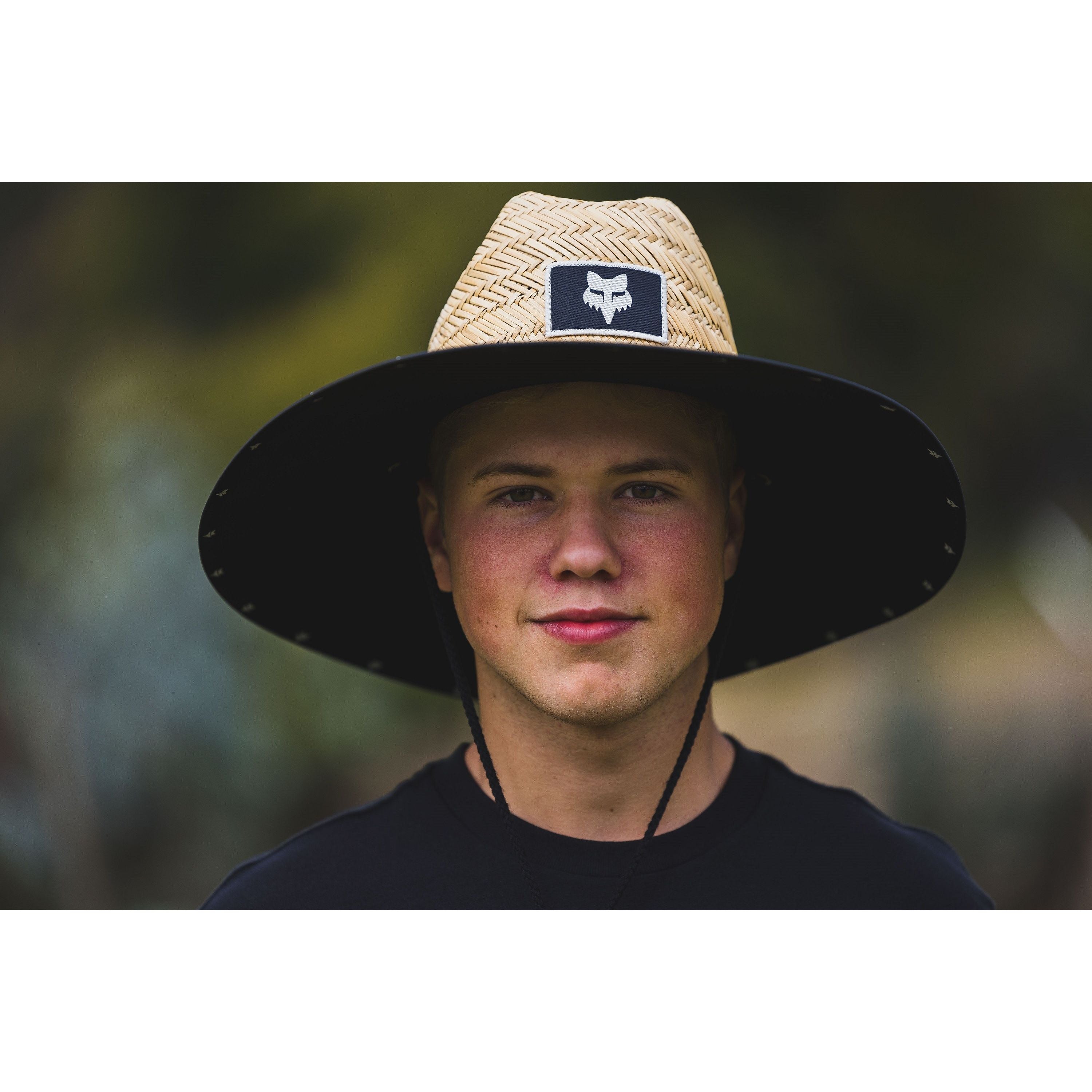 Fox Image Straw Hat - One Size Fits Most - Khaki | MTB Direct