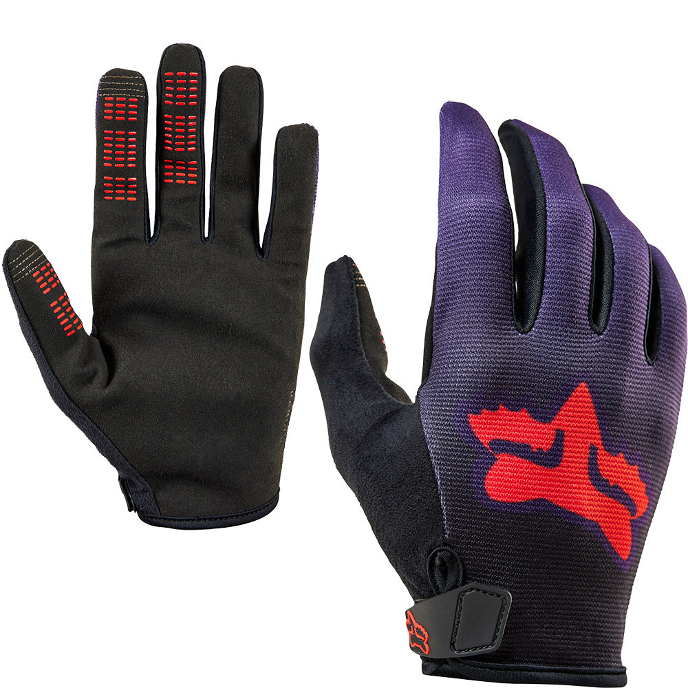 Fox Ranger Race Full Finger Gloves - M - Sangria | MTB Direct
