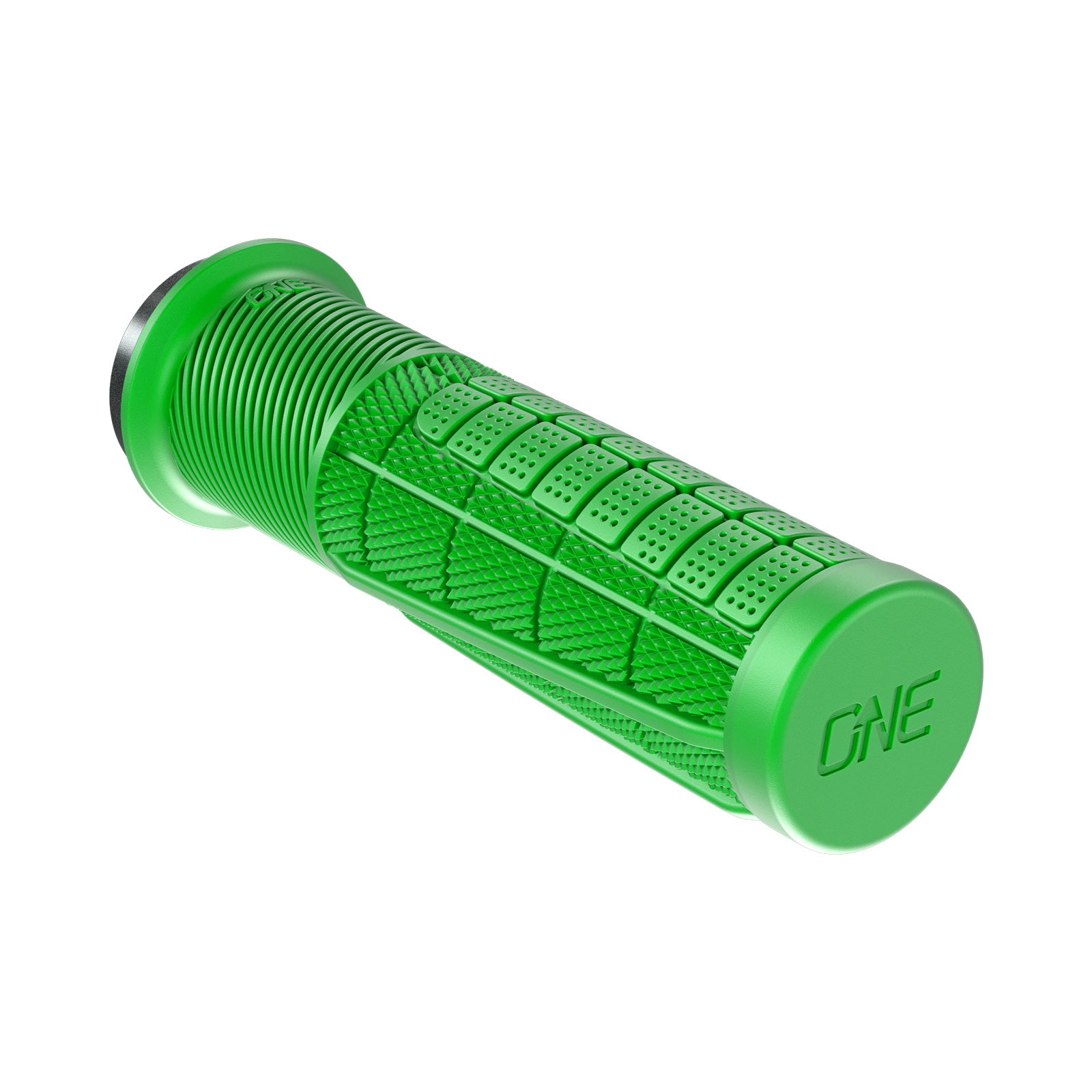 OneUp Components Thick Lock On Grips - Single Lock On Grips - Green ...