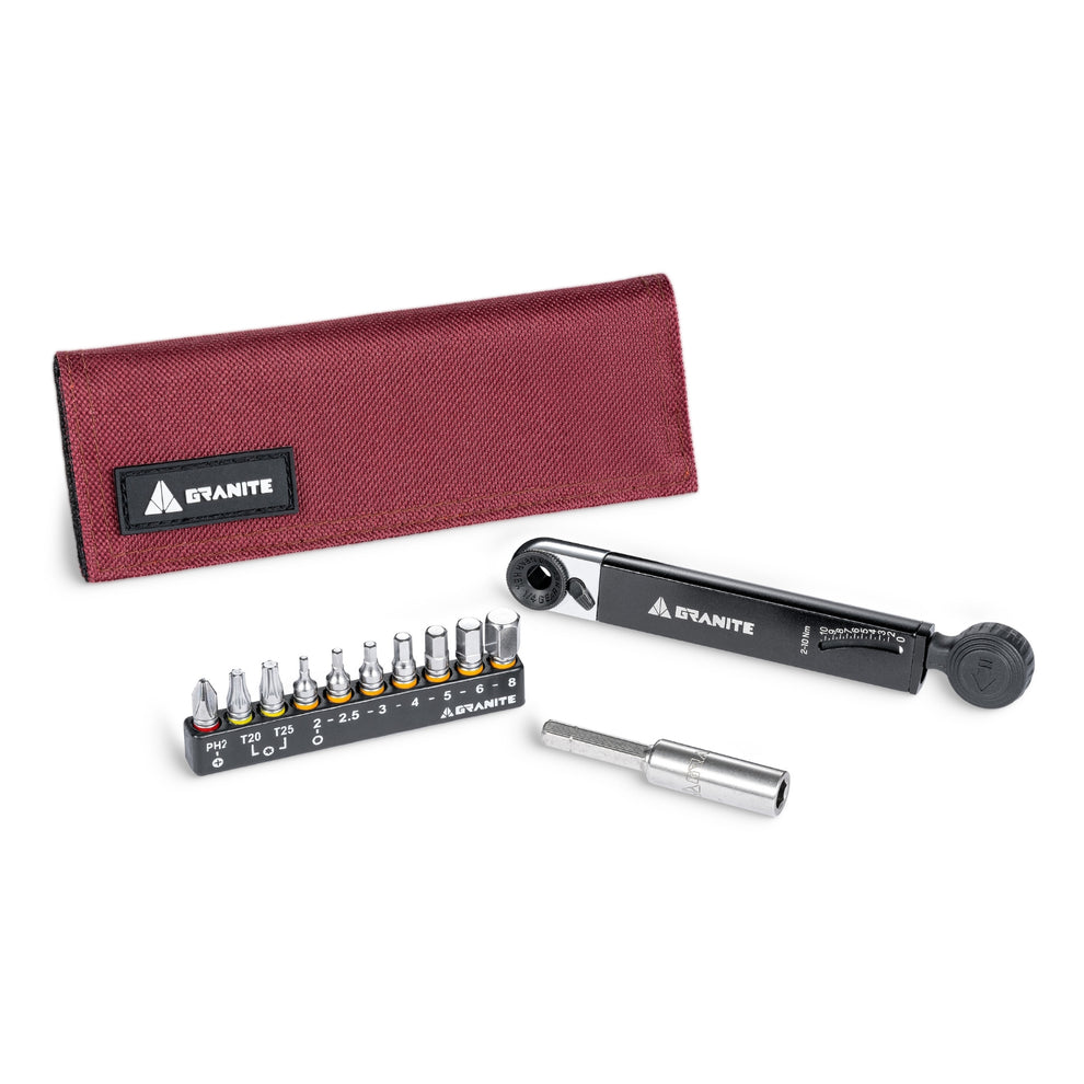 Granite Design Rock N Roll TQ Torque Ratchet Tool - Red | MTB Direct