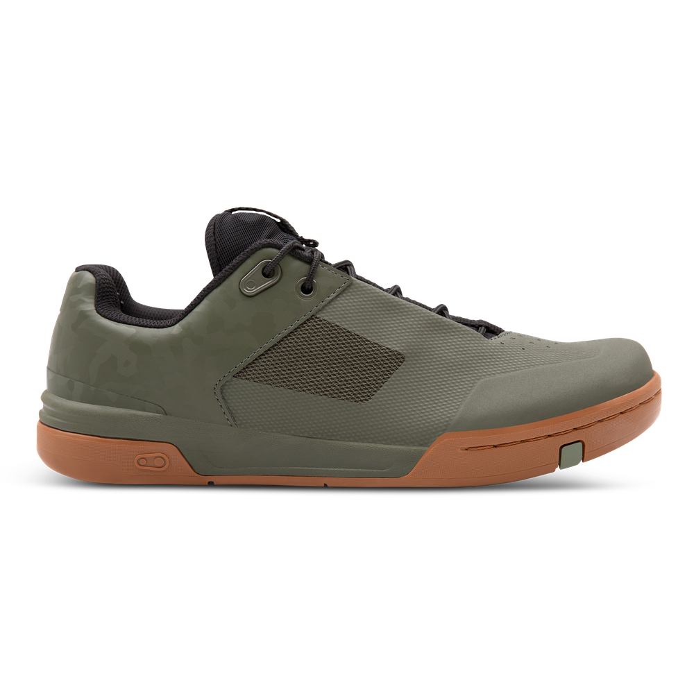 Crank Brothers Stamp Lace Flat Shoes - US 10.0 - Camo - Gum | MTB Direct