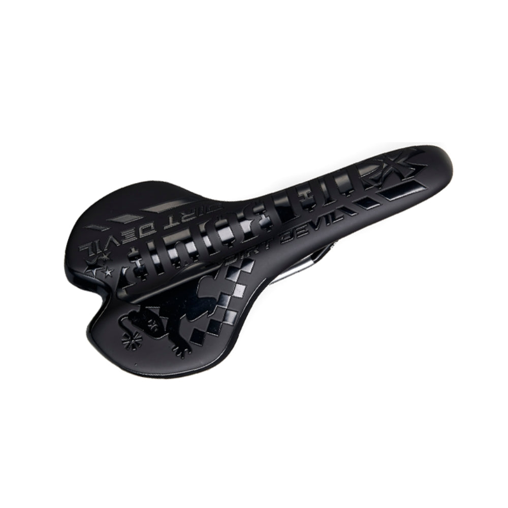 DaBomb Dirt Devil Saddle - Cro-Mo Steel - M - Matte Black | MTB Direct