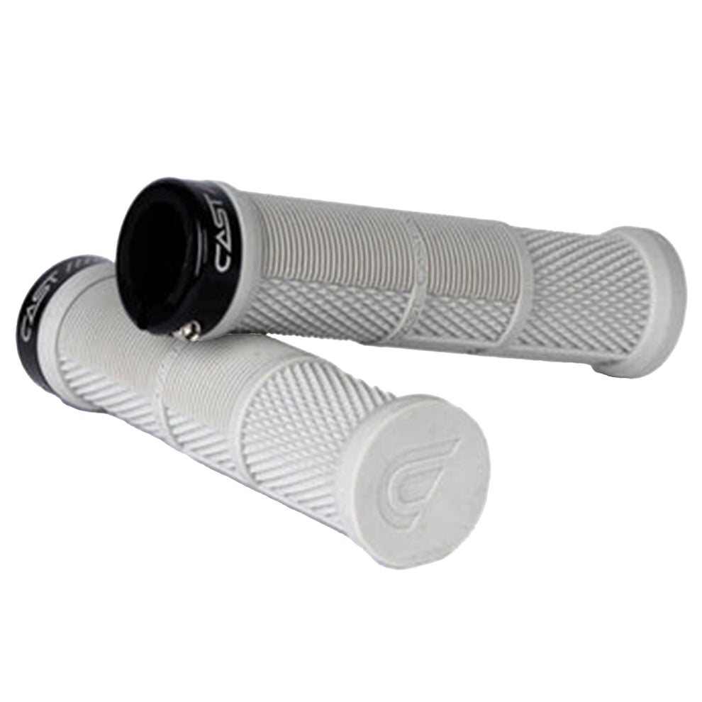 Cast Bamba Grip - Grey - Single Lock On Grips | MTB Direct