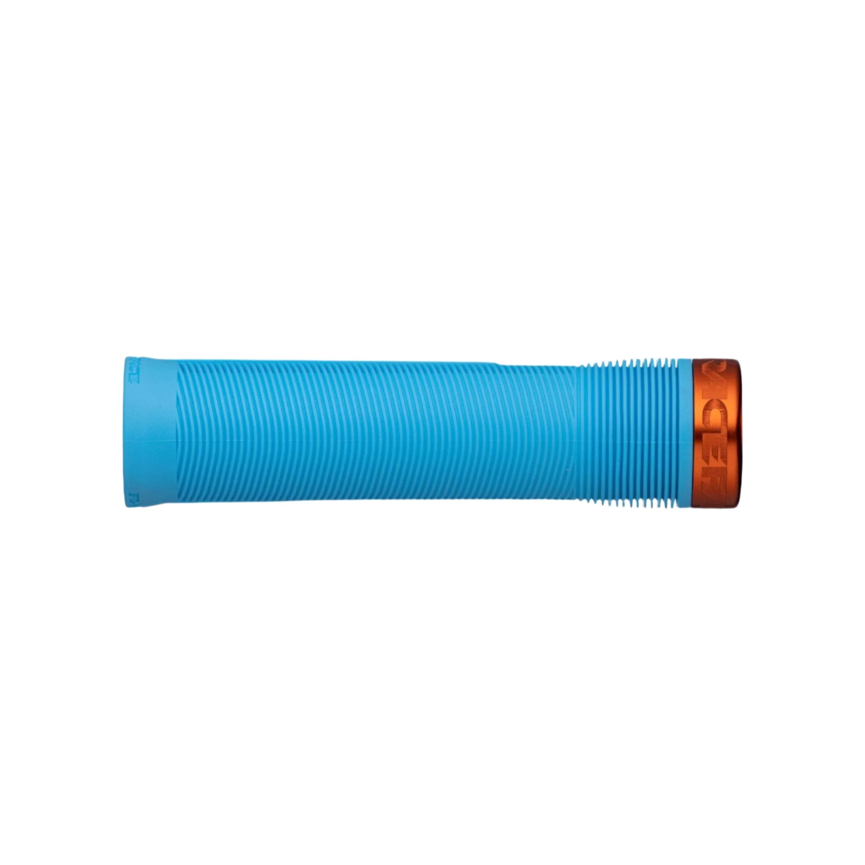 Race Face Chester Limited Edition Lock On Grips - Light Blue With Oran ...