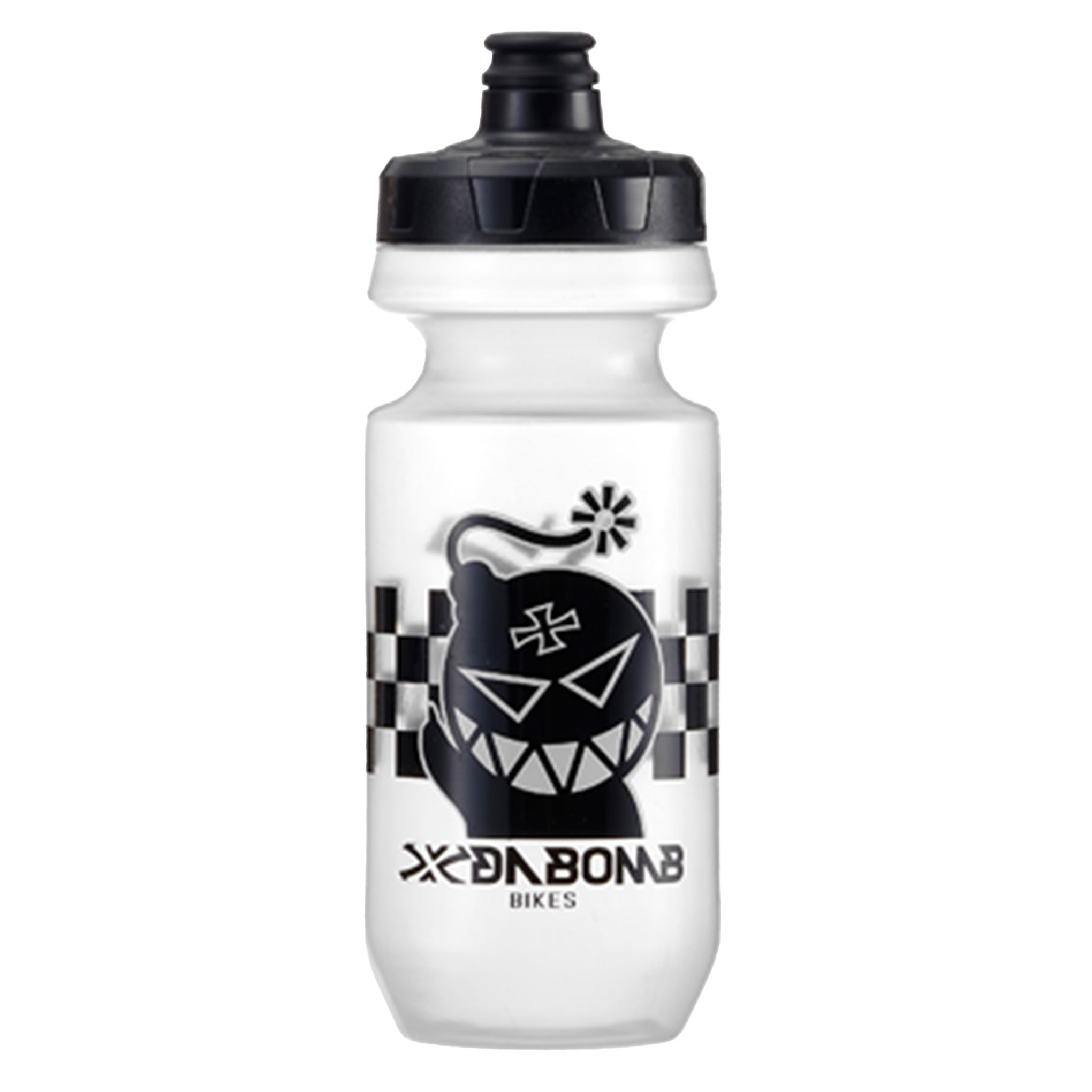 DaBomb Bomb Boy Bottle - Clear Black - 550ml | MTB Direct
