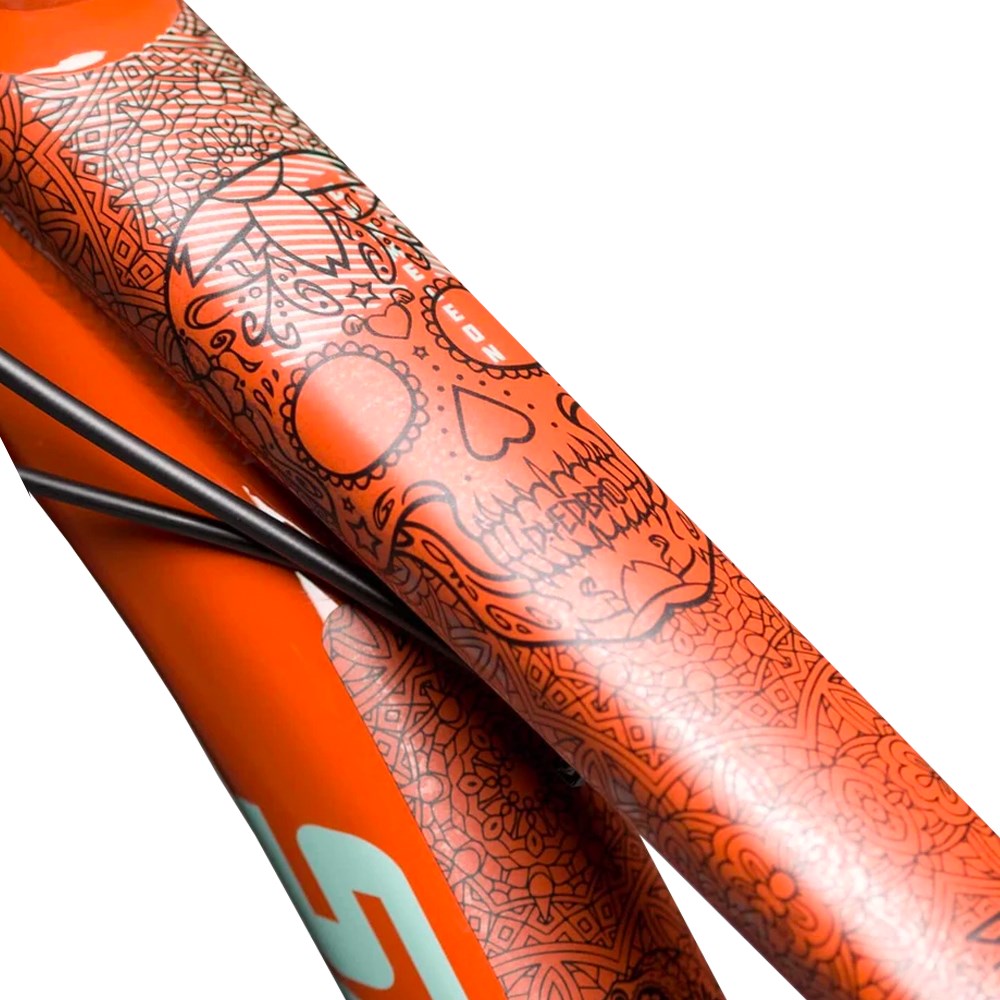 DyedBro Dia De Muertos Bike Protection Film - Black | MTB Direct