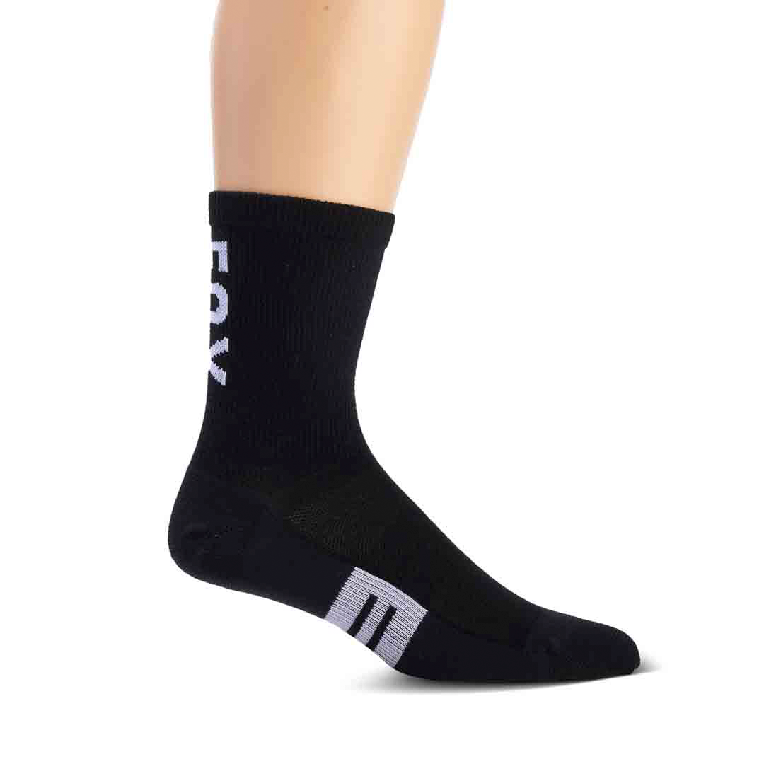 Fox Flexair Merino 6 Inch Socks - L-XL - Black | MTB Direct