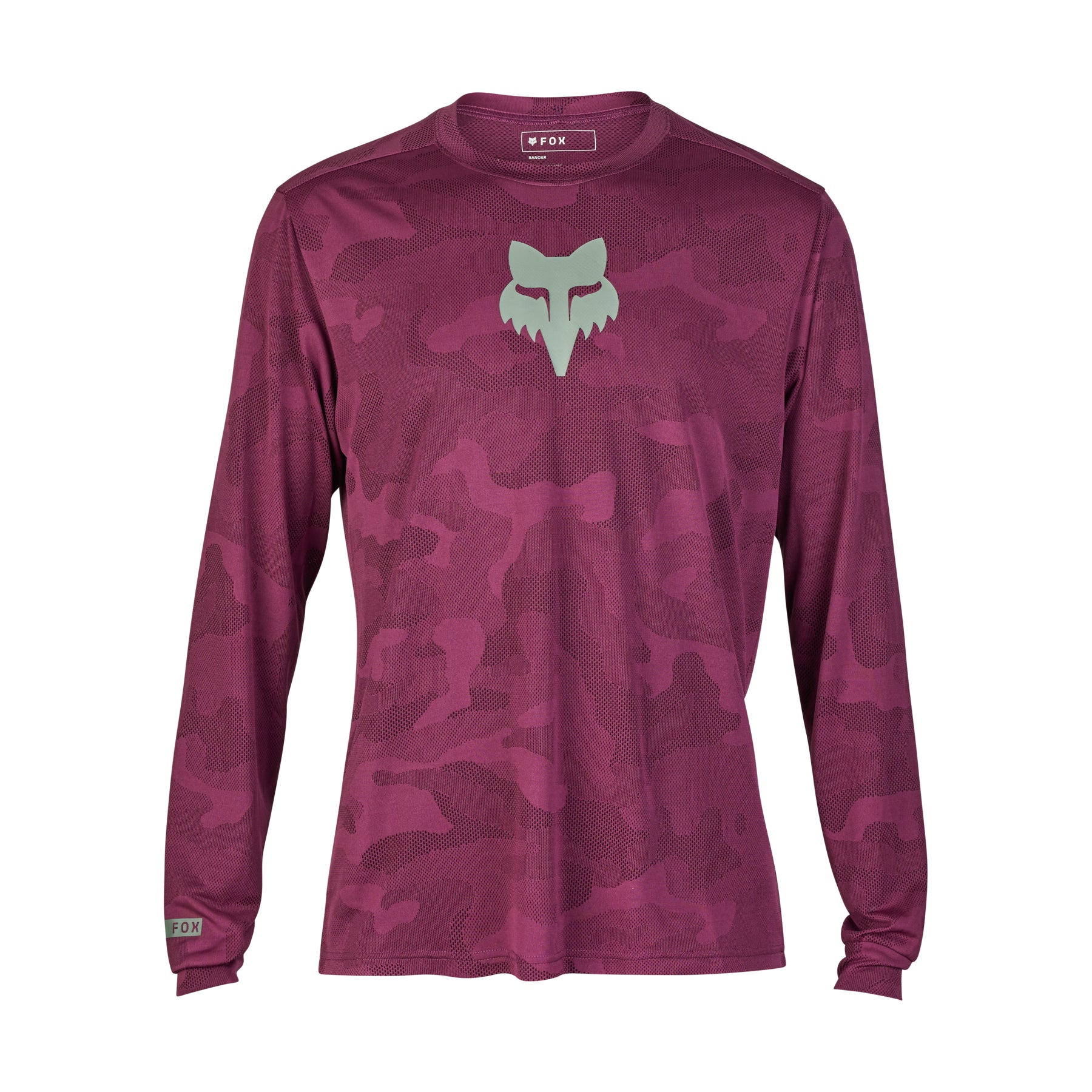 Fox Ranger Tru Dri Long Sleeve Jersey - M - Sangria | MTB Direct
