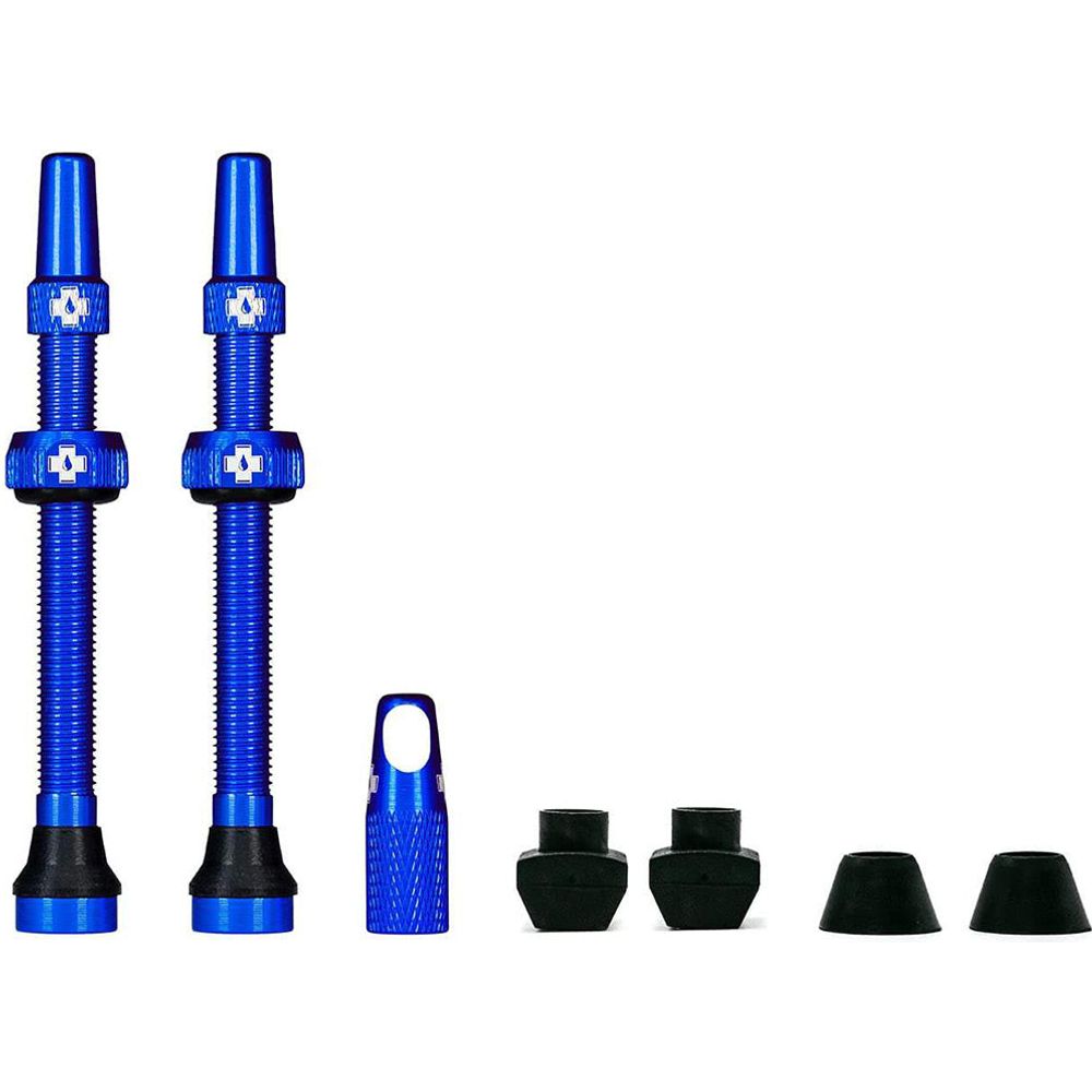 Muc-Off Tubeless Valve Kit - 60mm - Blue | MTB Direct