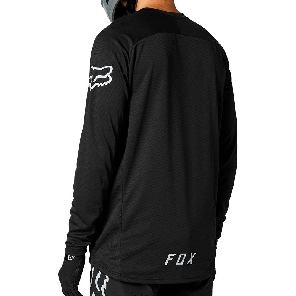 Fox Defend Long Sleeve Jersey - XL - Black | MTB Direct