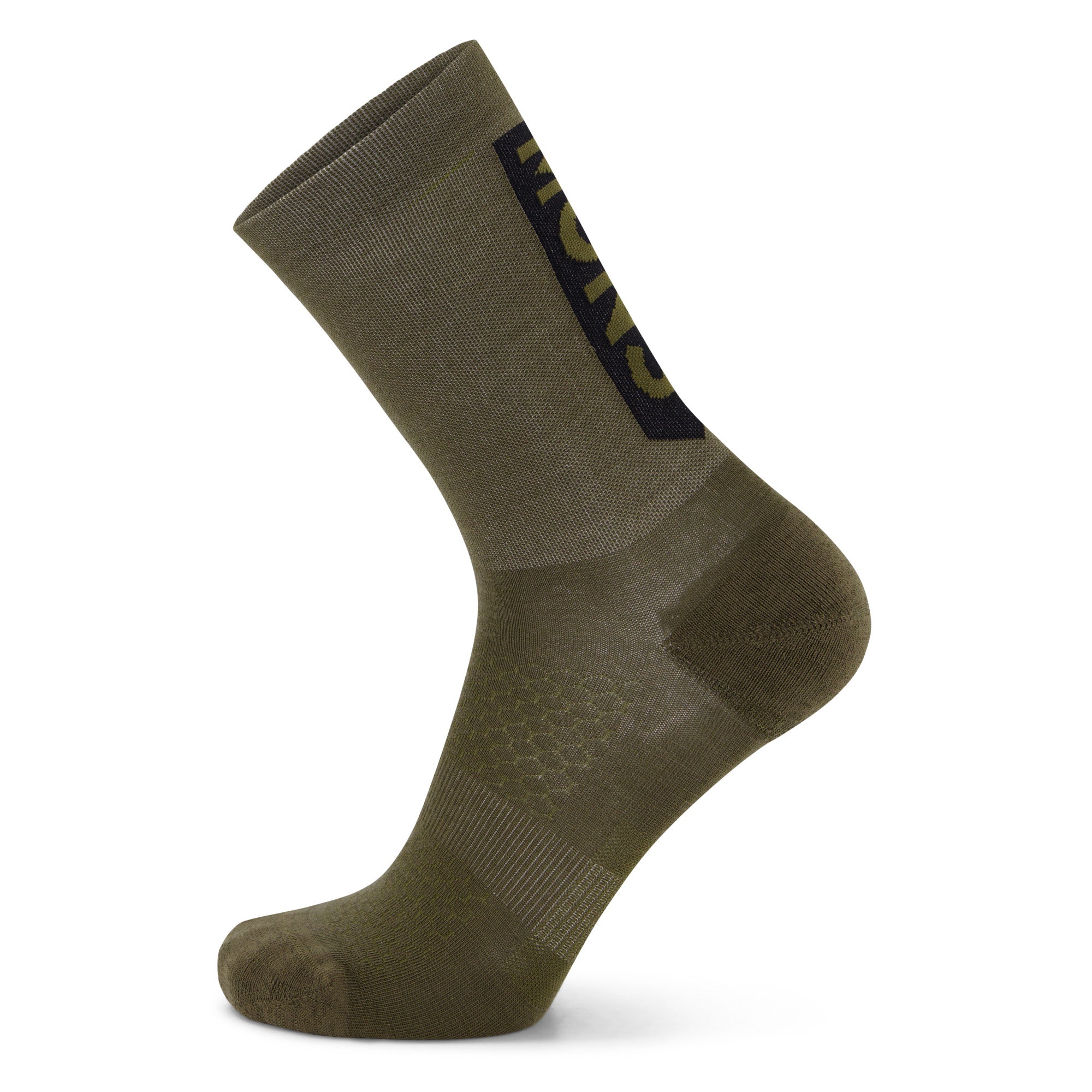 Mons Royale Atlas Crew Socks - XL - Dark Olive | MTB Direct