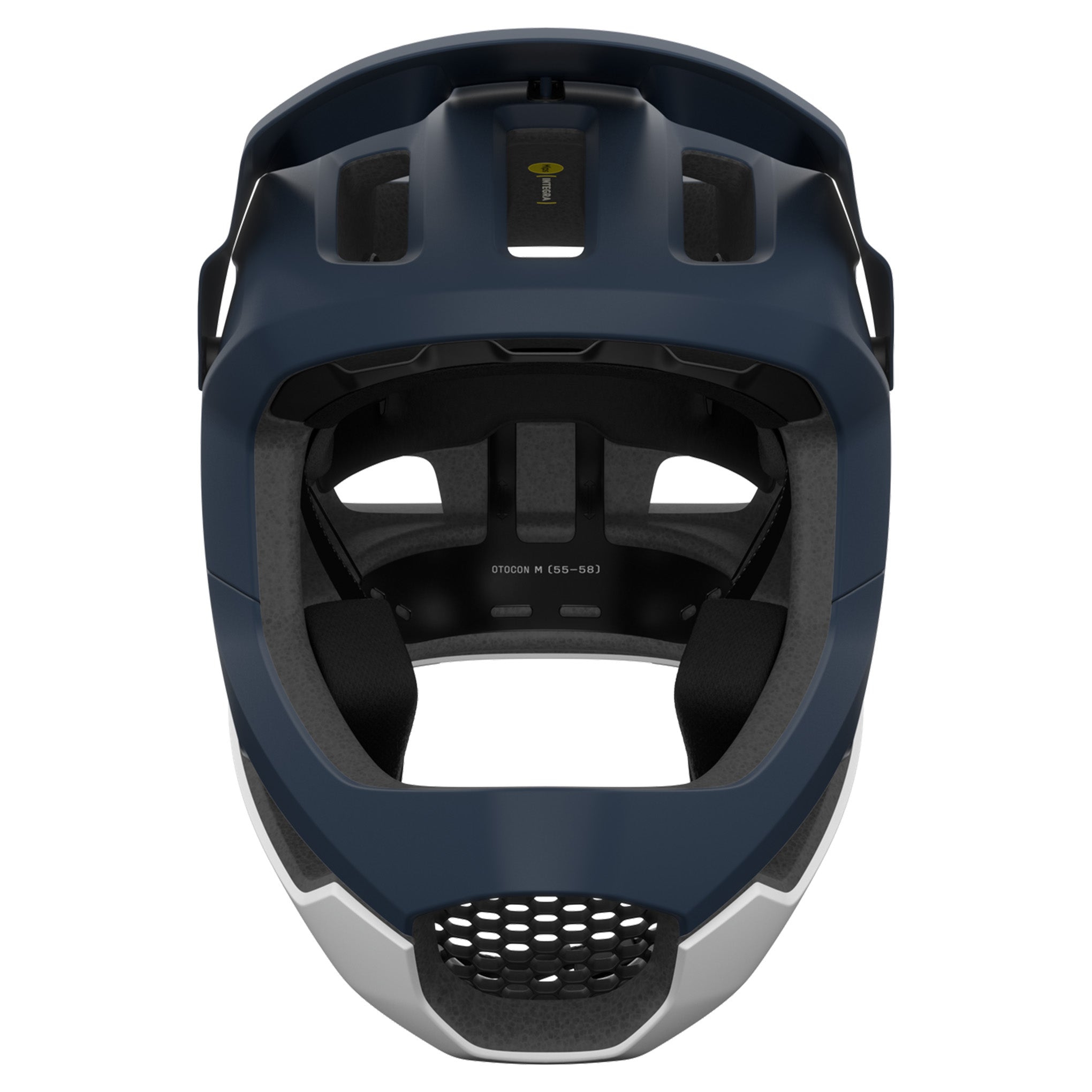 POC Otocon Race MIPS Helmet - S - Apatite Navy Matt/Hydrogen White Mat ...