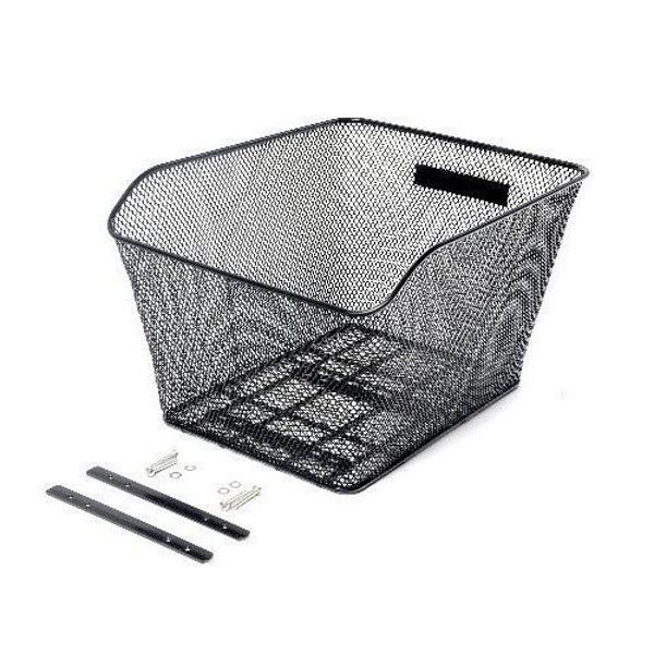 QBP Basket - Rear - 41cm X 33cm X 25cm - Fixed With Fittings - Black ...