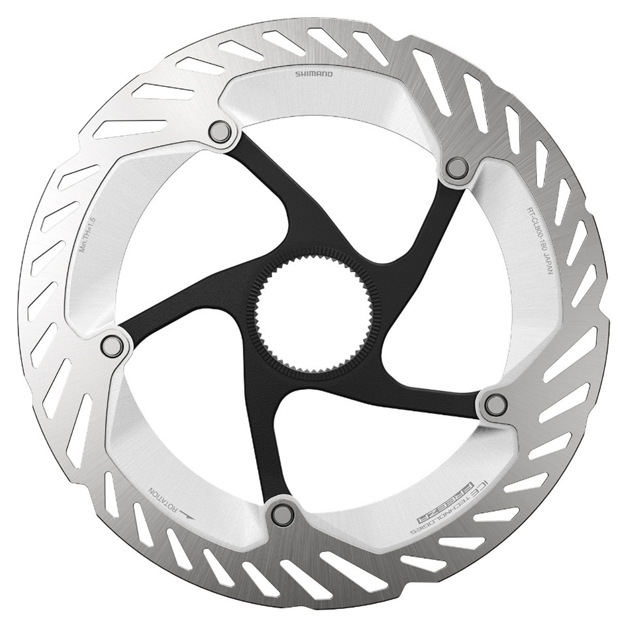 Shimano RT-CL800 M Ice -Tech Disc Rotor - 180mm - Centrelock - Standar ...