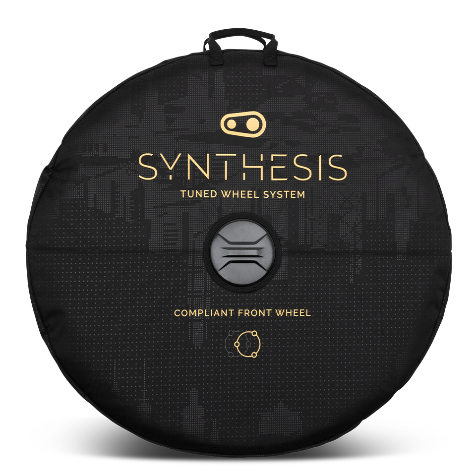 Crank Brothers Synthesis Double Wheel Bag - Black - Gold | MTB Direct
