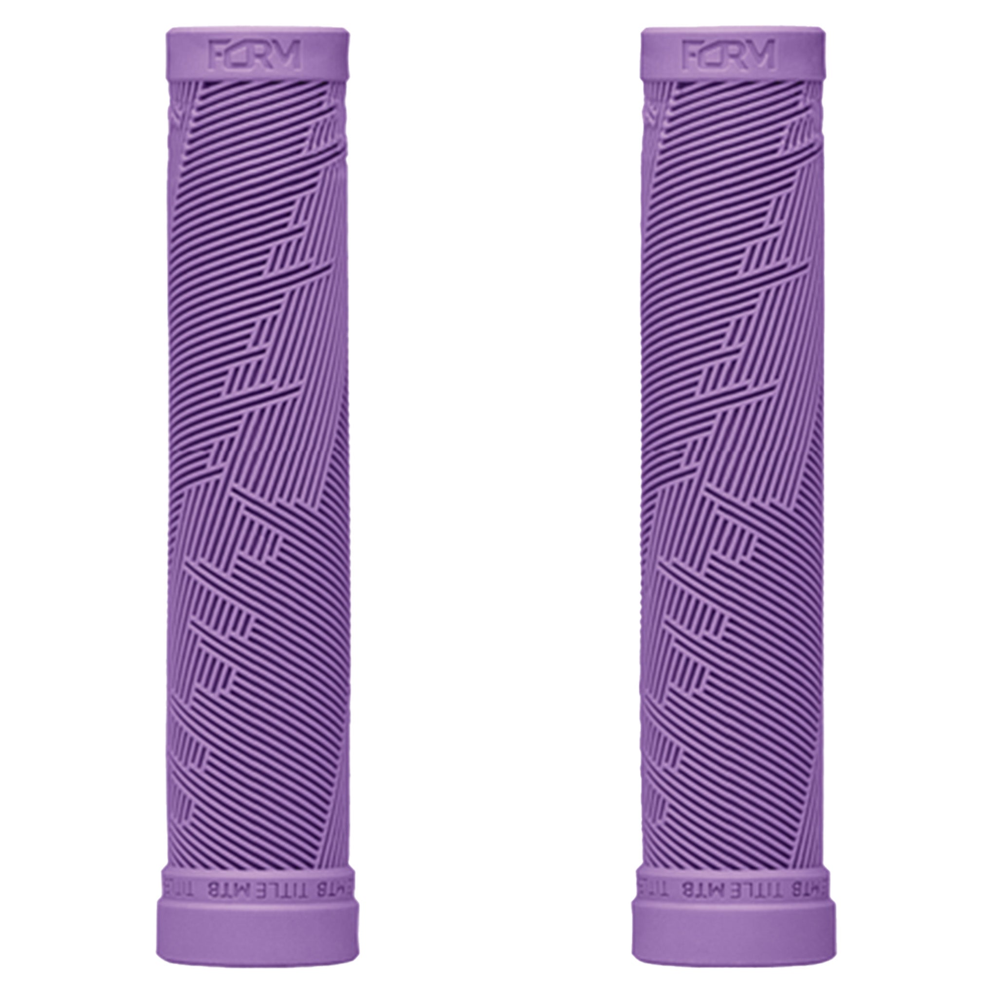 Title Form Single Ply Grips - Purple - Slide On Grips | MTB Direct