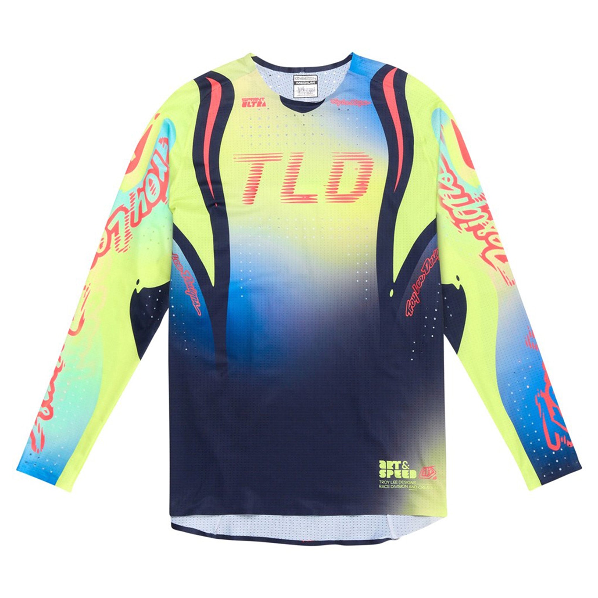 TLD Sprint Ultra Jersey - M - Drip Glo Yellow | MTB Direct