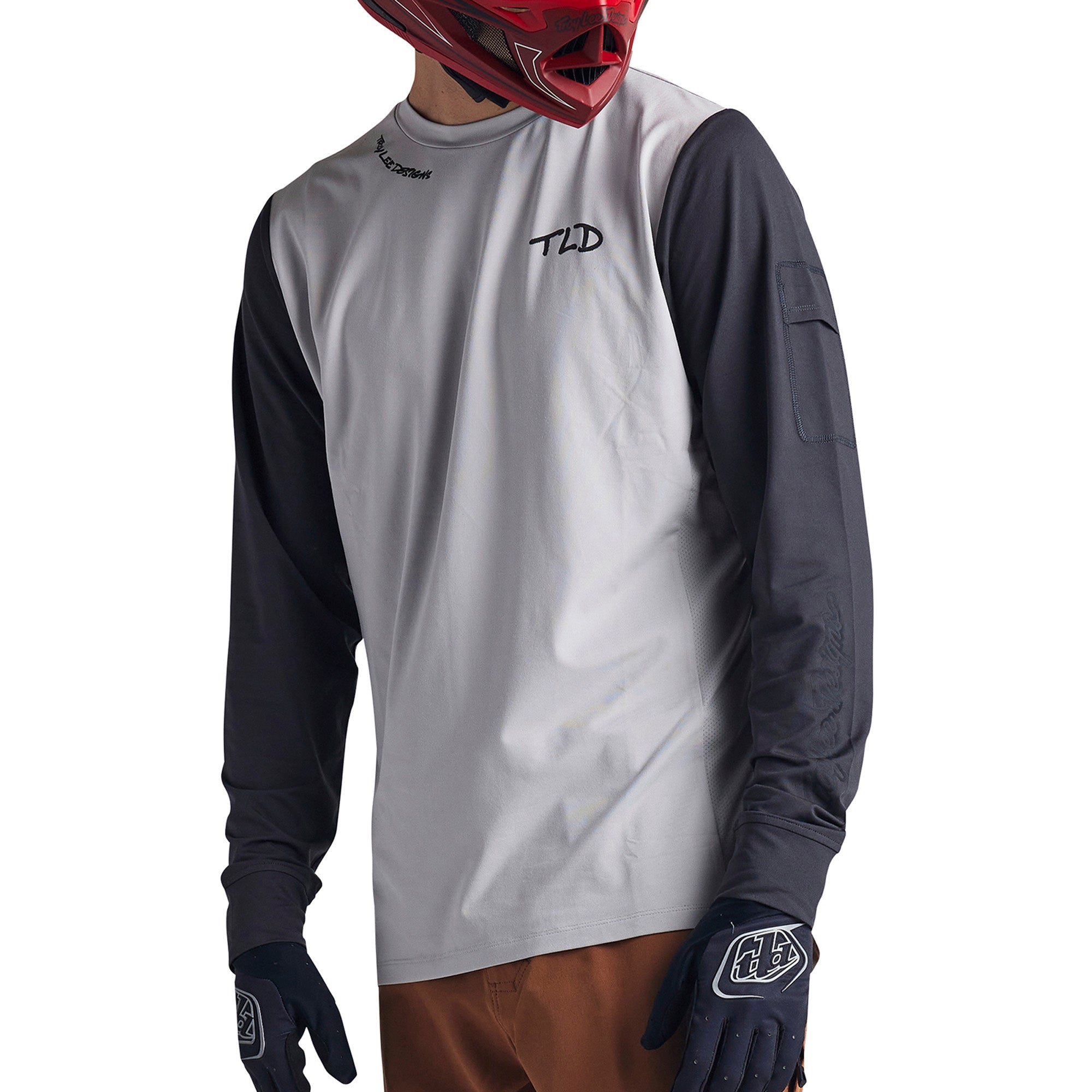 TLD Ruckus Long Sleeve Ride Tee - M - Resist Mist | MTB Direct
