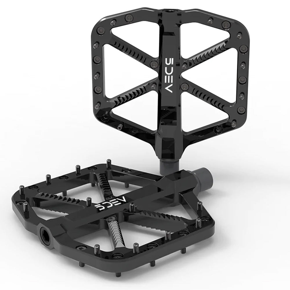 5DEV All Mountain Flat Pedals - Black | MTB Direct