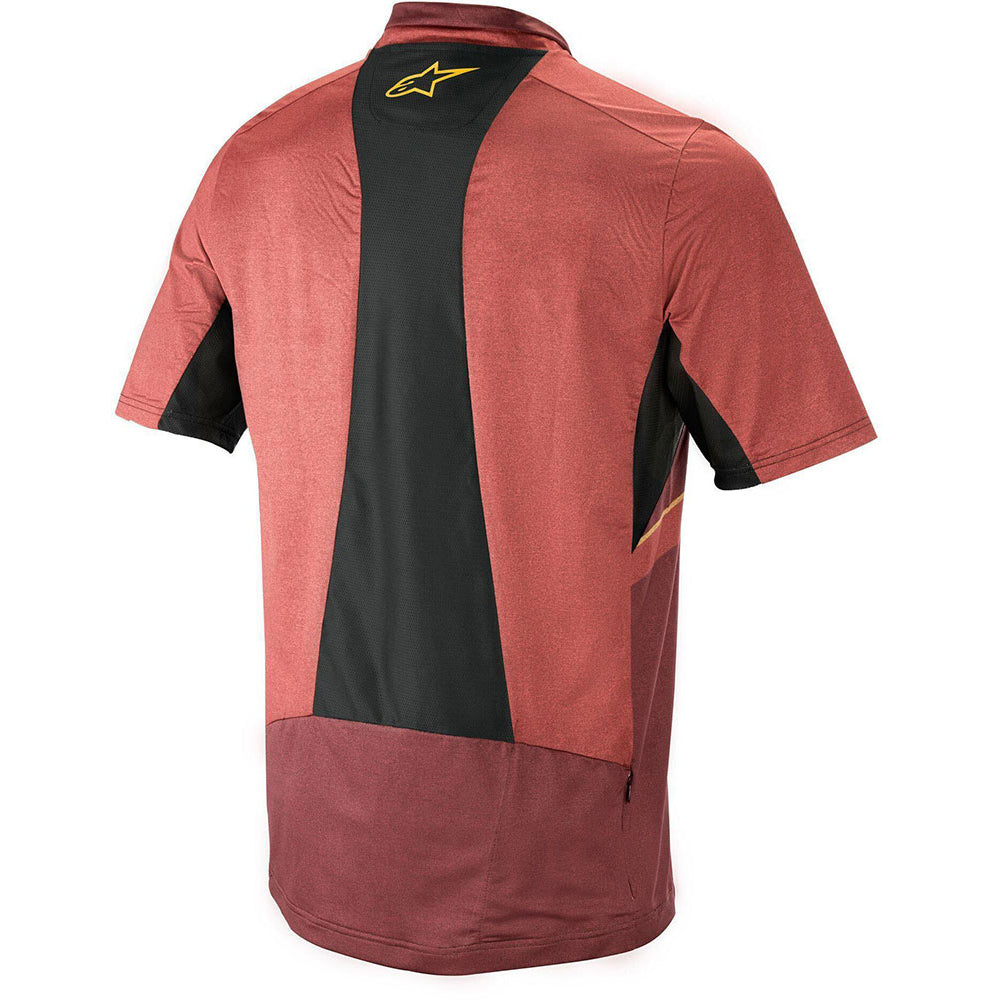 AlpineStars Alps 8.0 Short Sleeve Jersey - S - Burgundy - Maroon | MTB ...