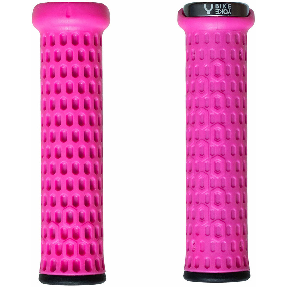 Bikeyoke Grippy Grips - Pink | MTB Direct