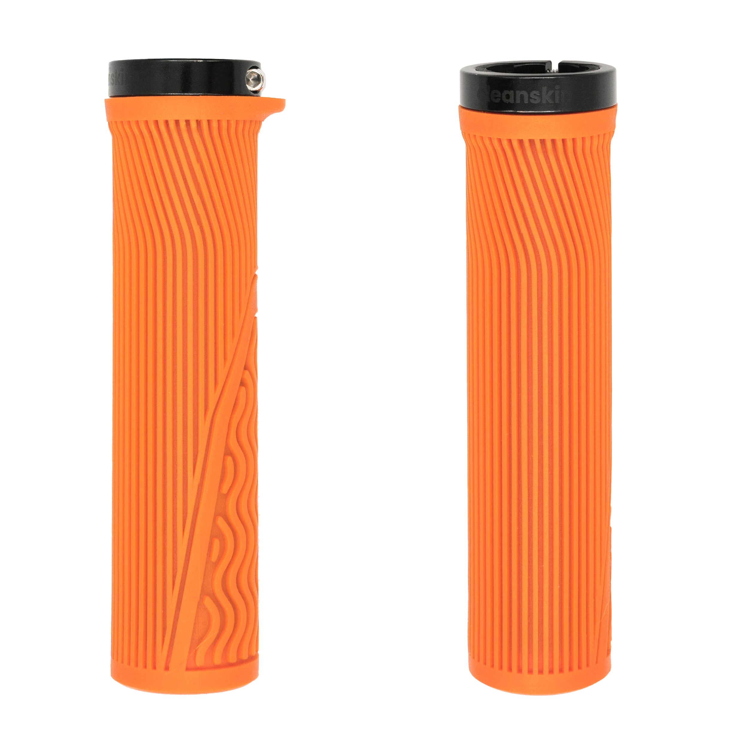 Cleanskin Ridgeline Single Clamp Lock On Grip - Orange | MTB Direct