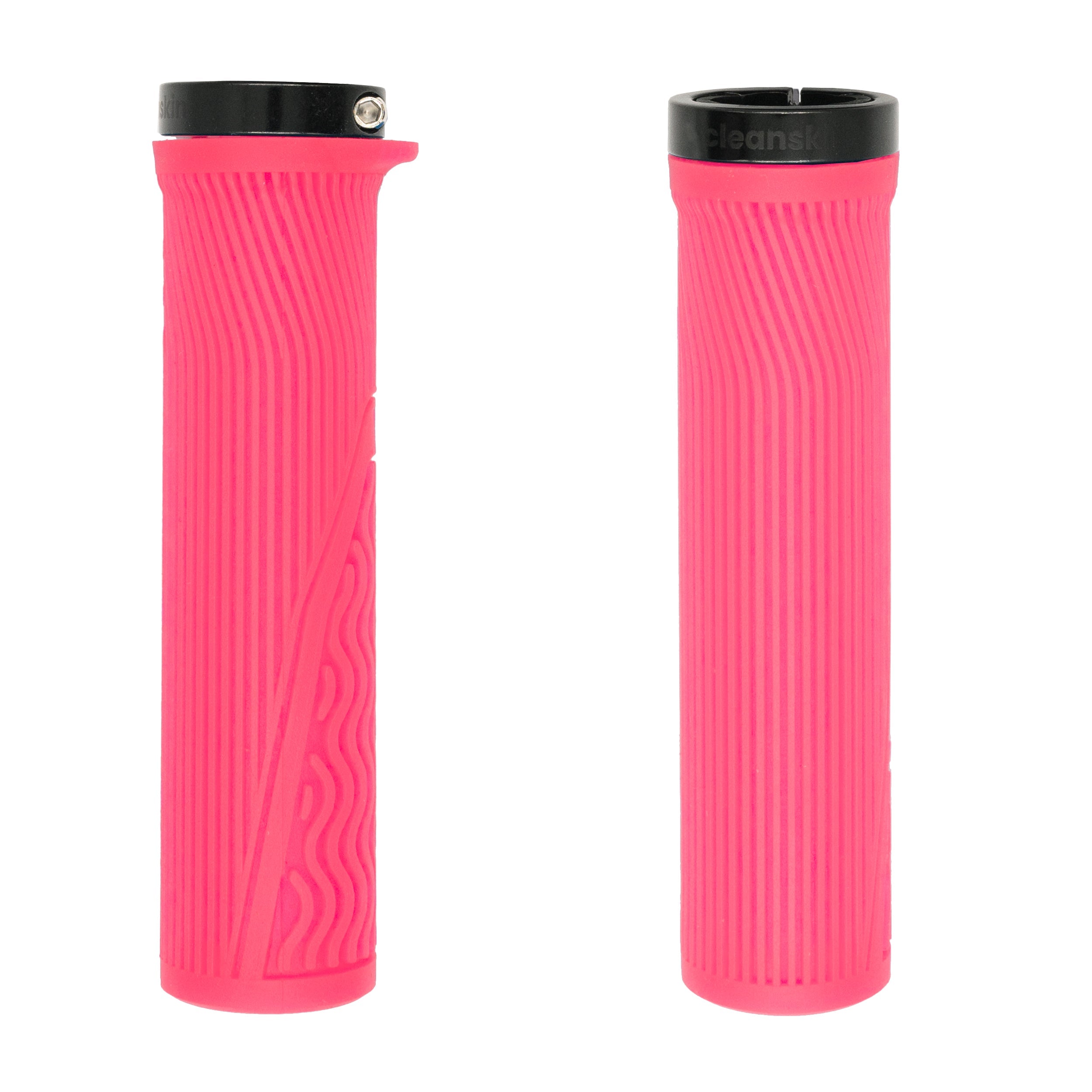 Cleanskin Ridgeline Single Clamp Lock On Grip - Pink | MTB Direct
