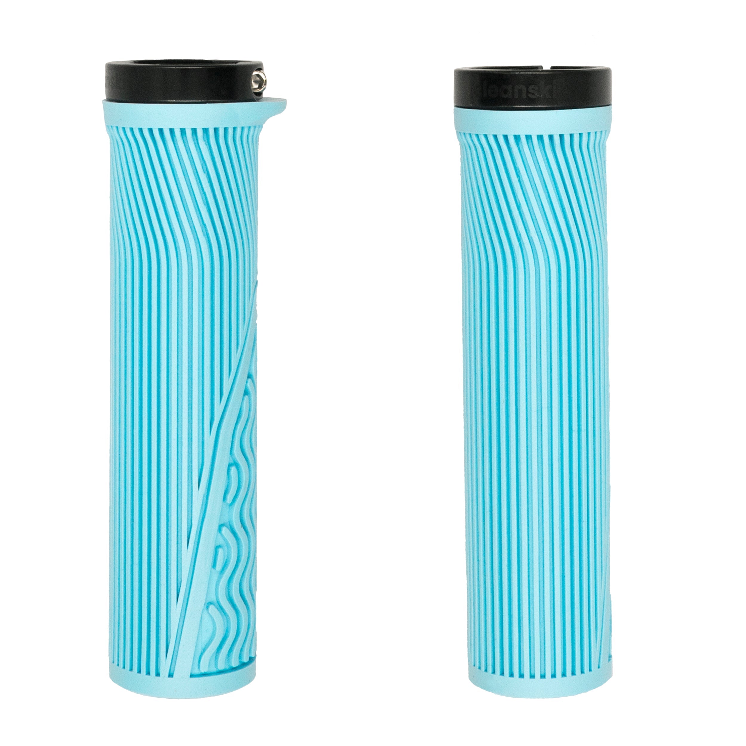 Cleanskin Ridgeline Single Clamp Lock On Grip - Turquoise | MTB Direct