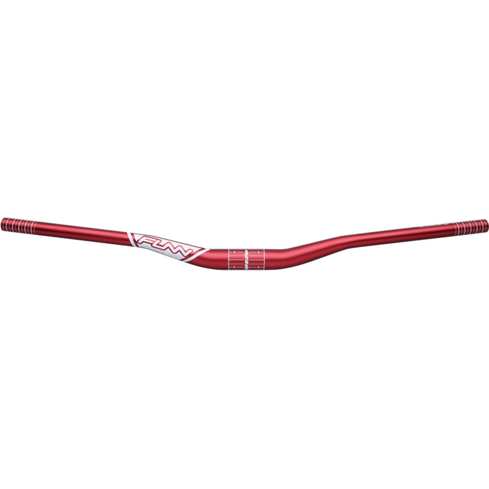 FUNN Kingpin Alloy Bars - 31.8mm - 785 - 30mm Rise - Red | MTB Direct