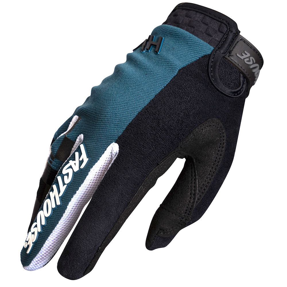 Fasthouse Speed Style Ridgeline Gloves - M - Indigo - Black | MTB Direct
