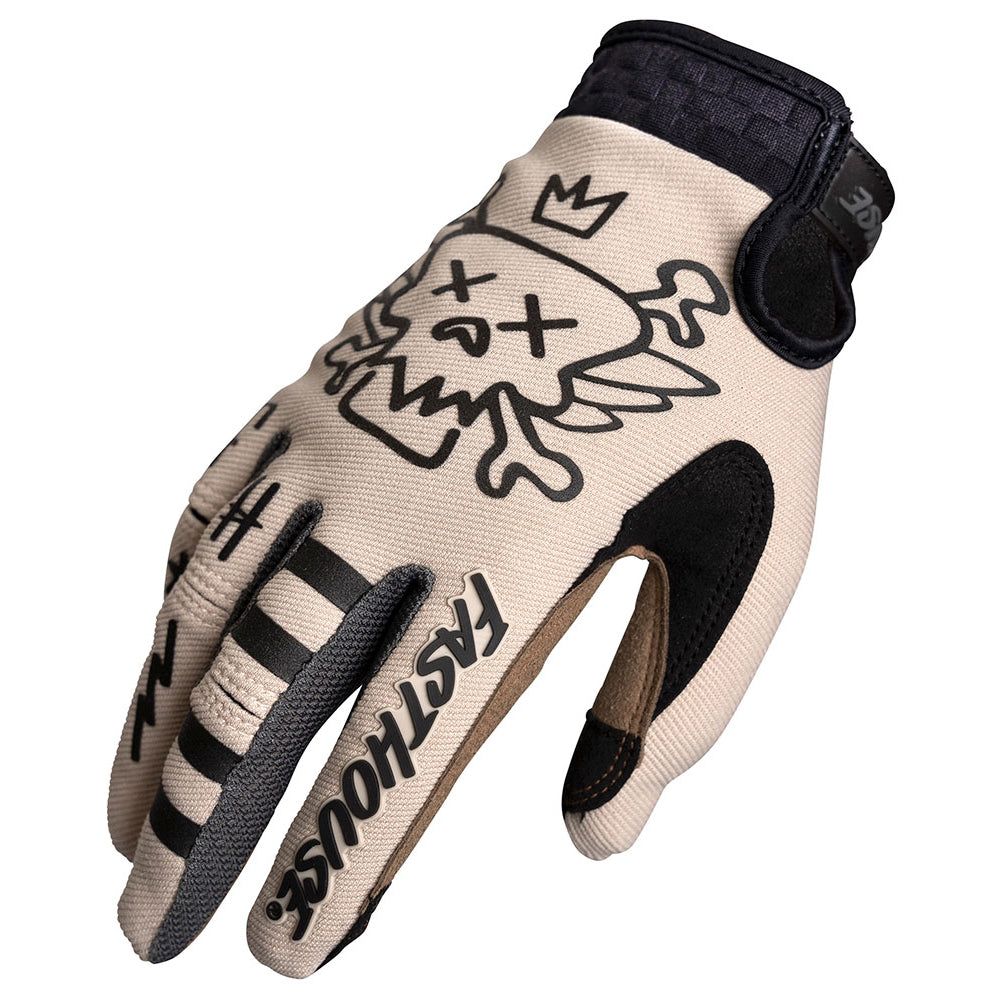 Fasthouse Speed Style Stomp Gloves - S - Cream | MTB Direct