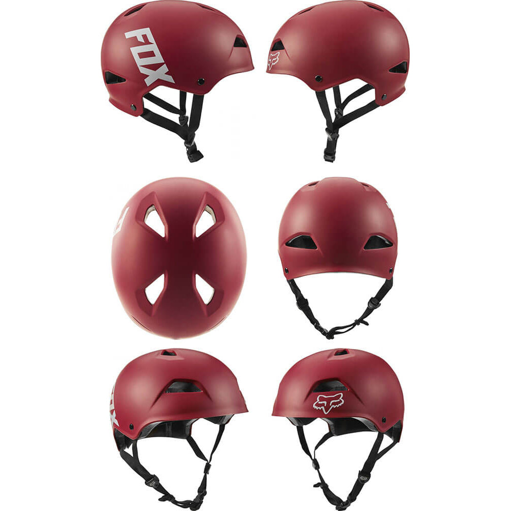 Fox Flight Sport Helmet - L - Dark Red | MTB Direct