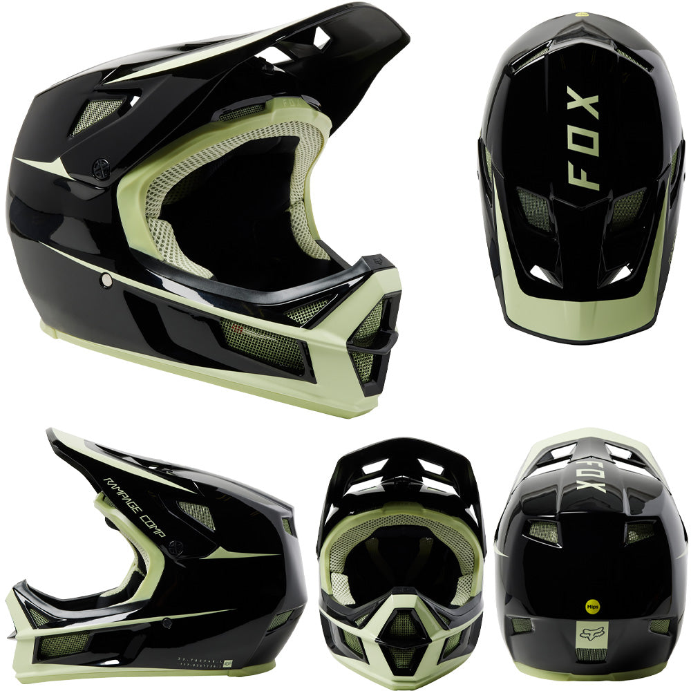 Fox Rampage Comp Helmet - XL - Stohn Black | MTB Direct