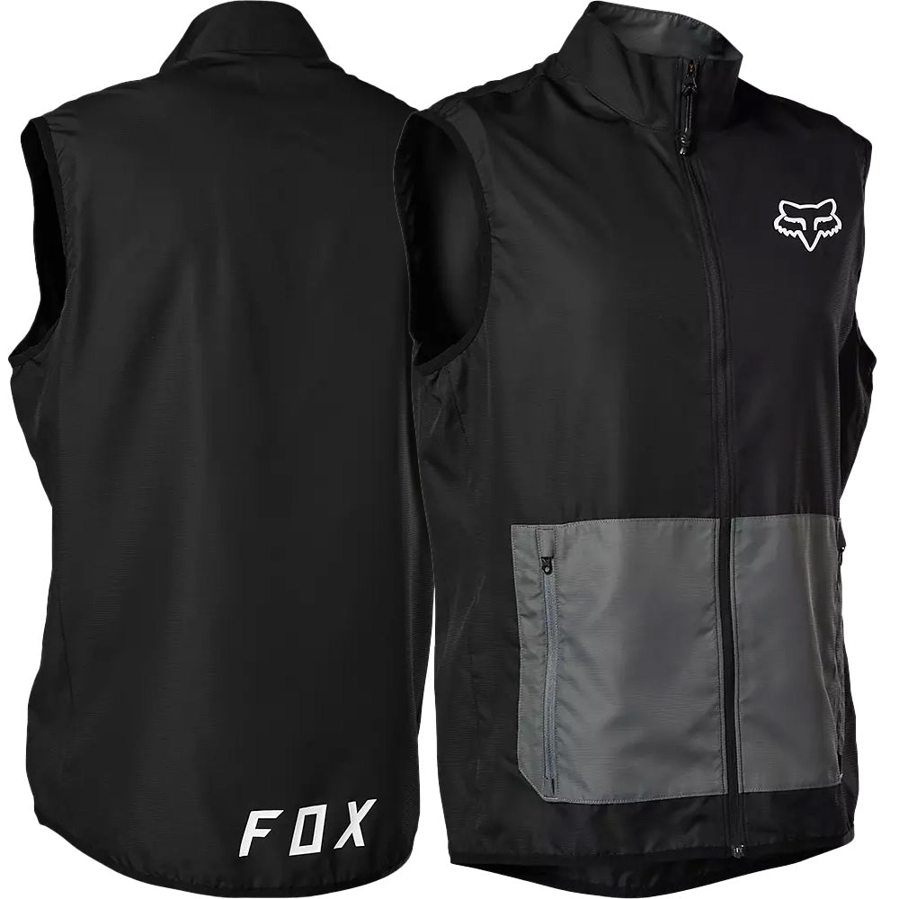 Fox Ranger Wind Vest - XL - Black | MTB Direct
