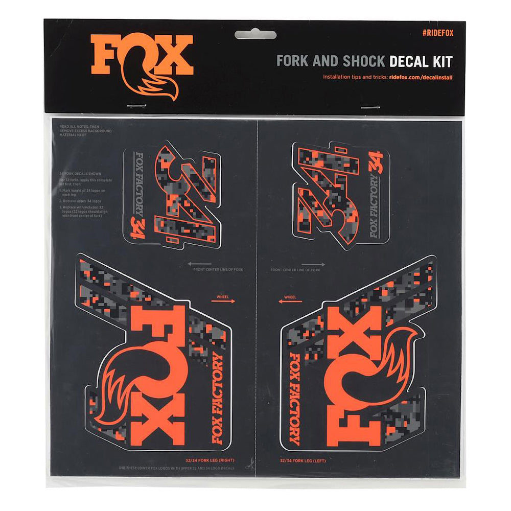 Fox Heritage Fork And Shock Decal Kit | MTB Direct