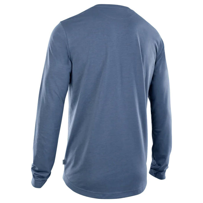 Ion Seek Long Sleeve Dry Release Tee - S - Storm Blue | MTB Direct