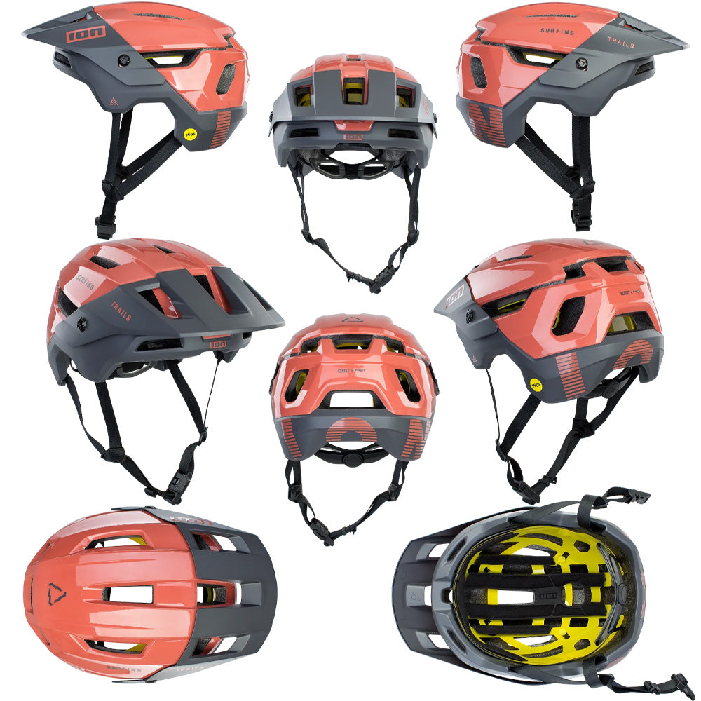 Ion Traze Amp MIPS Helmet - S - Crimson Earth | MTB Direct