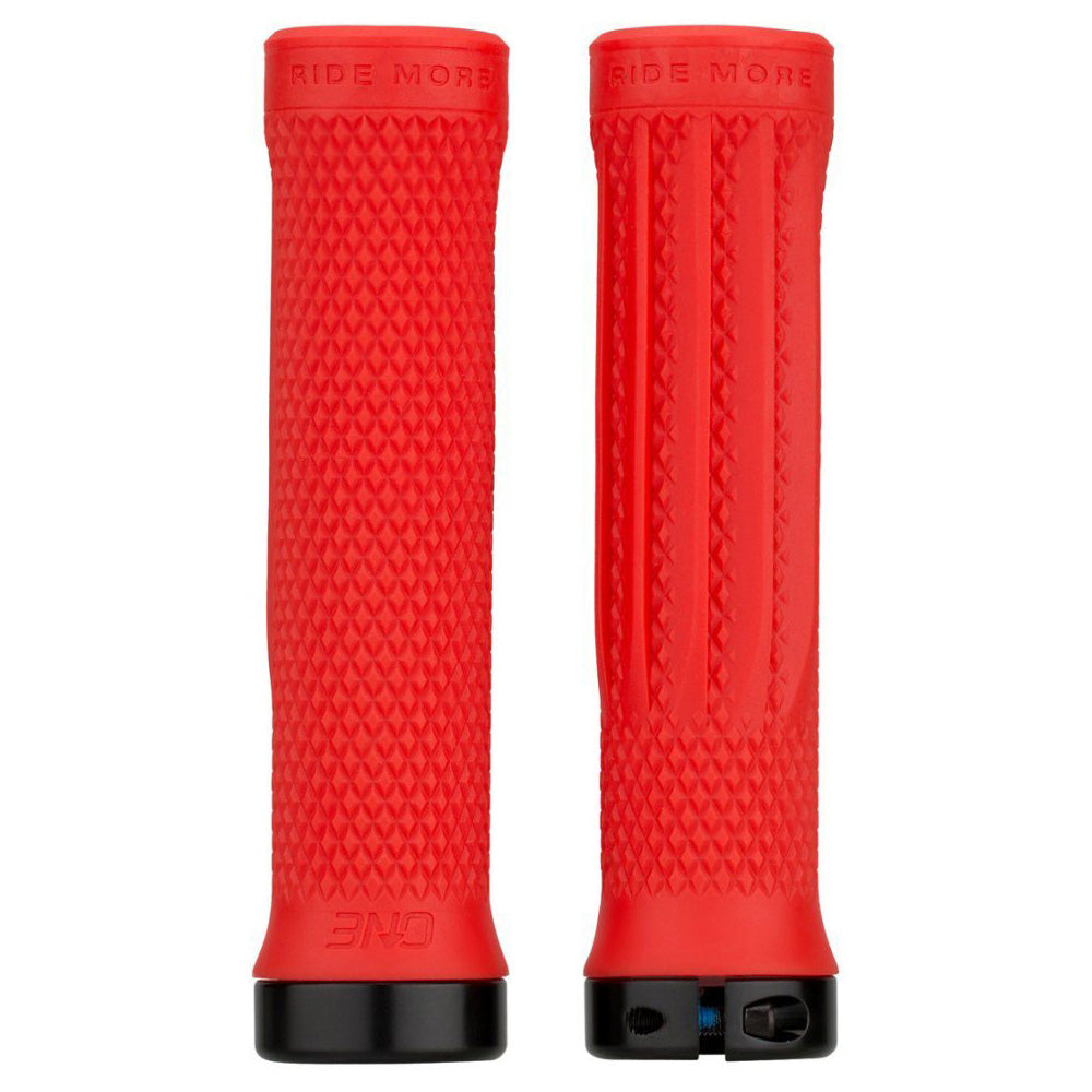 OneUp Components Lock On Grips - Red | MTB Direct