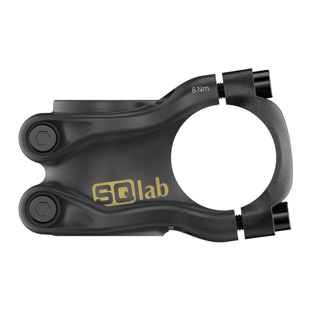 SQLab 8OX Stem - Black - Gold Fabio Wibmer - 31.8mm - 35mm x 6 Degree | MTB Direct