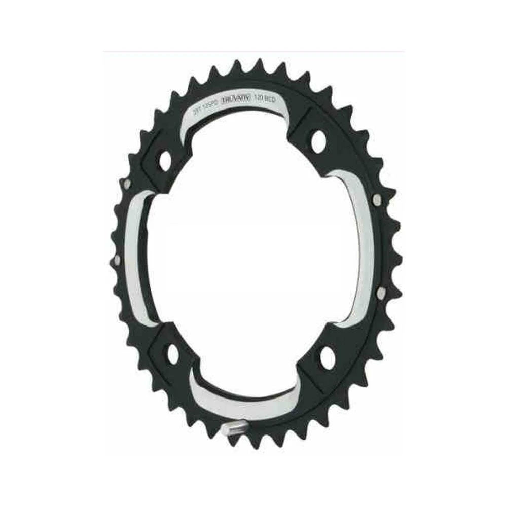 SRAM 2x10 120BCD Chainring - 2x10 120BCD 4 Bolt - S2 - Short Spindle B ...