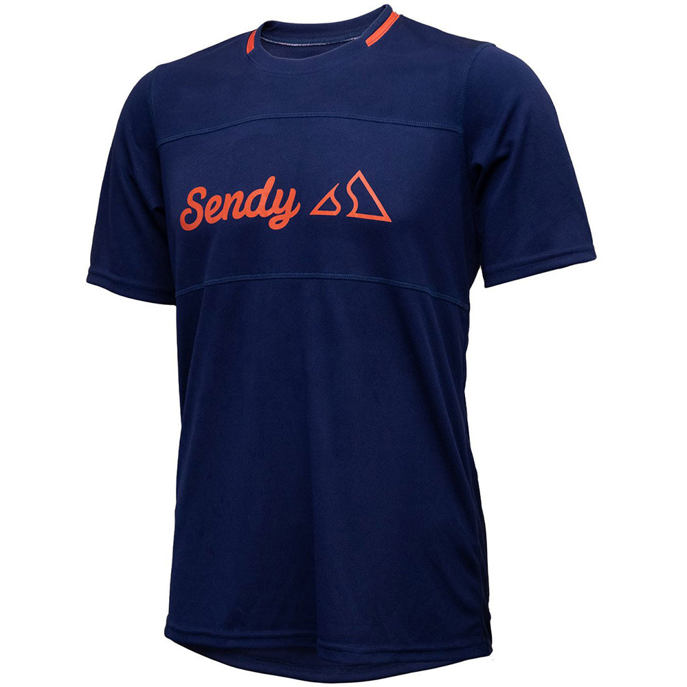 Sendy Send It Short Sleeve Jersey - S - Bold Blue | MTB Direct