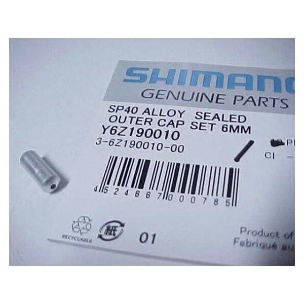 Shimano SP40 6mm Sealed Aluminum Shift Casing Caps | MTB Direct