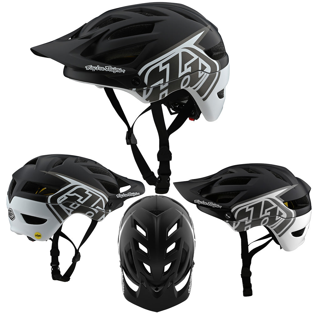 TLD A1 MIPS Helmet - S - Classic Black - White | MTB Direct