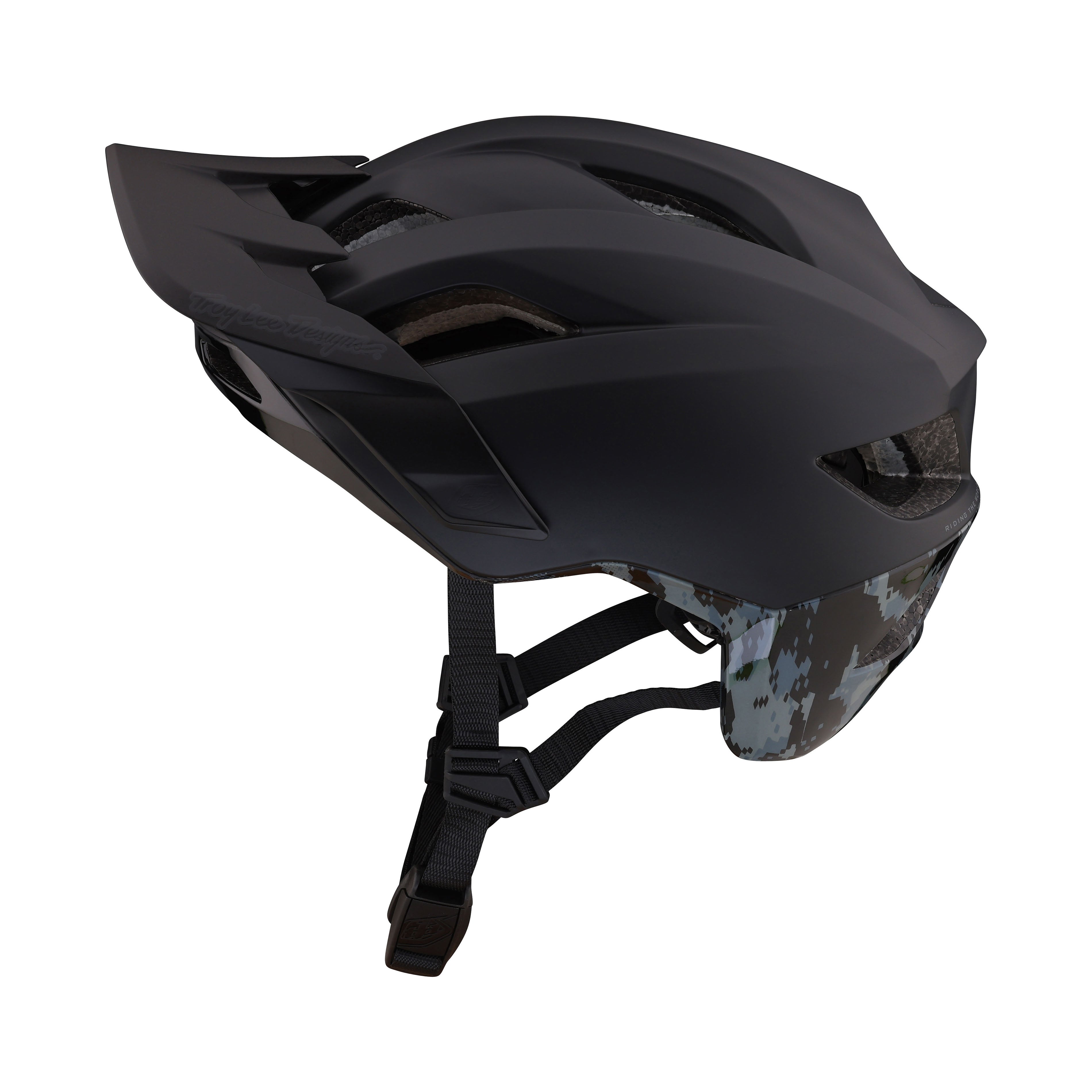 TLD Flowline SE MIPS Helmet - XS-S - Radian Camo Black-Grey | MTB Direct
