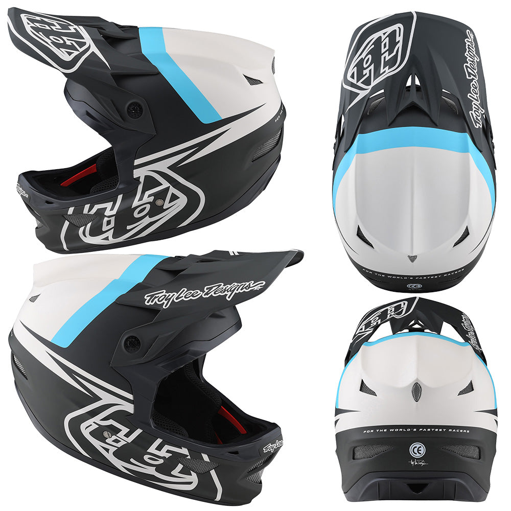 TLD D3 Fiberlite Helmet - L - Slant Green | MTB Direct