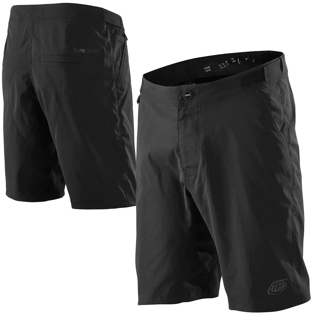 TLD Flowline Shifty Shell Shorts - No Liner - S-30 - Black | MTB Direct