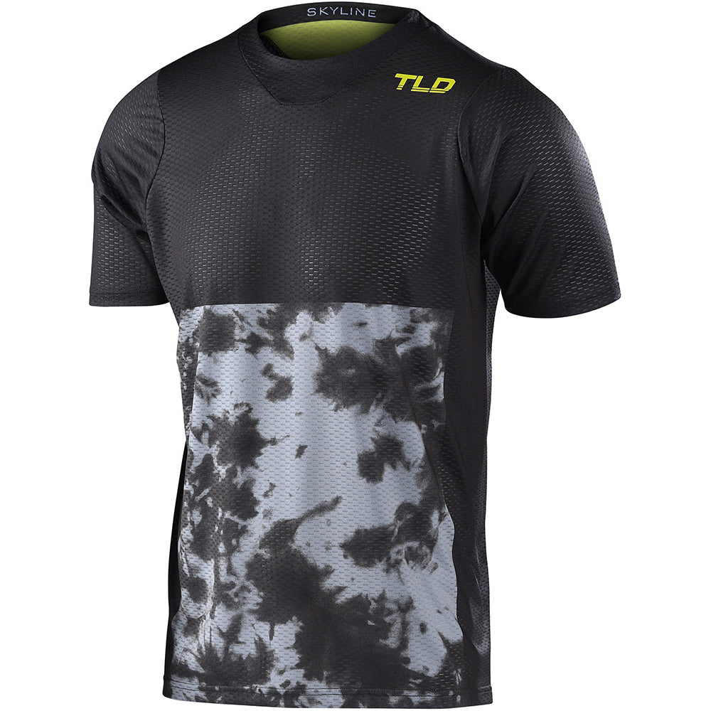 TLD Skyline Air Short Sleeve Jersey - M - Breaks Carbon | MTB Direct