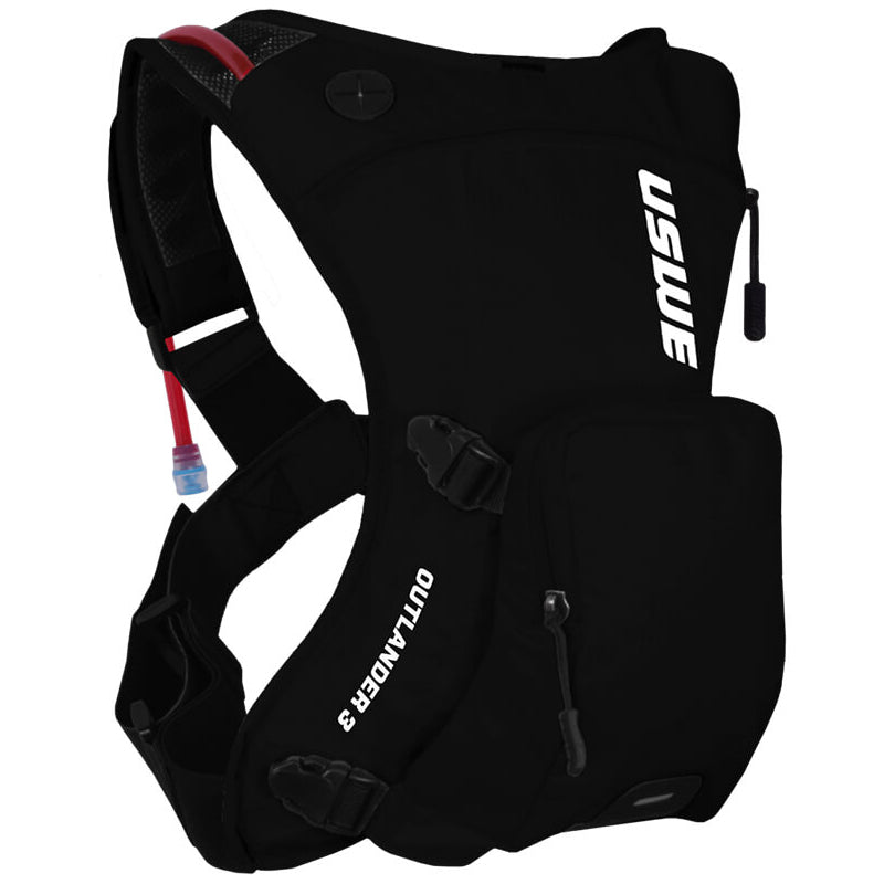 USWE Outlander-3 Hydration Pack - Black - 1.5L | MTB Direct